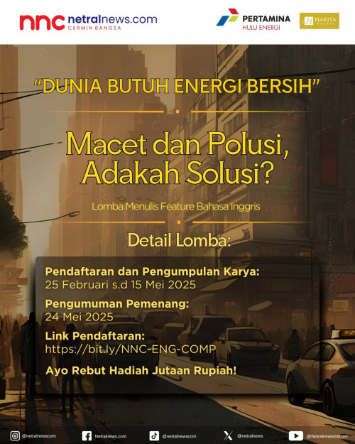 H-4, yuk Segera Mendaftar Lomba Menulis Feature Bahasa Inggris di NNC ...
