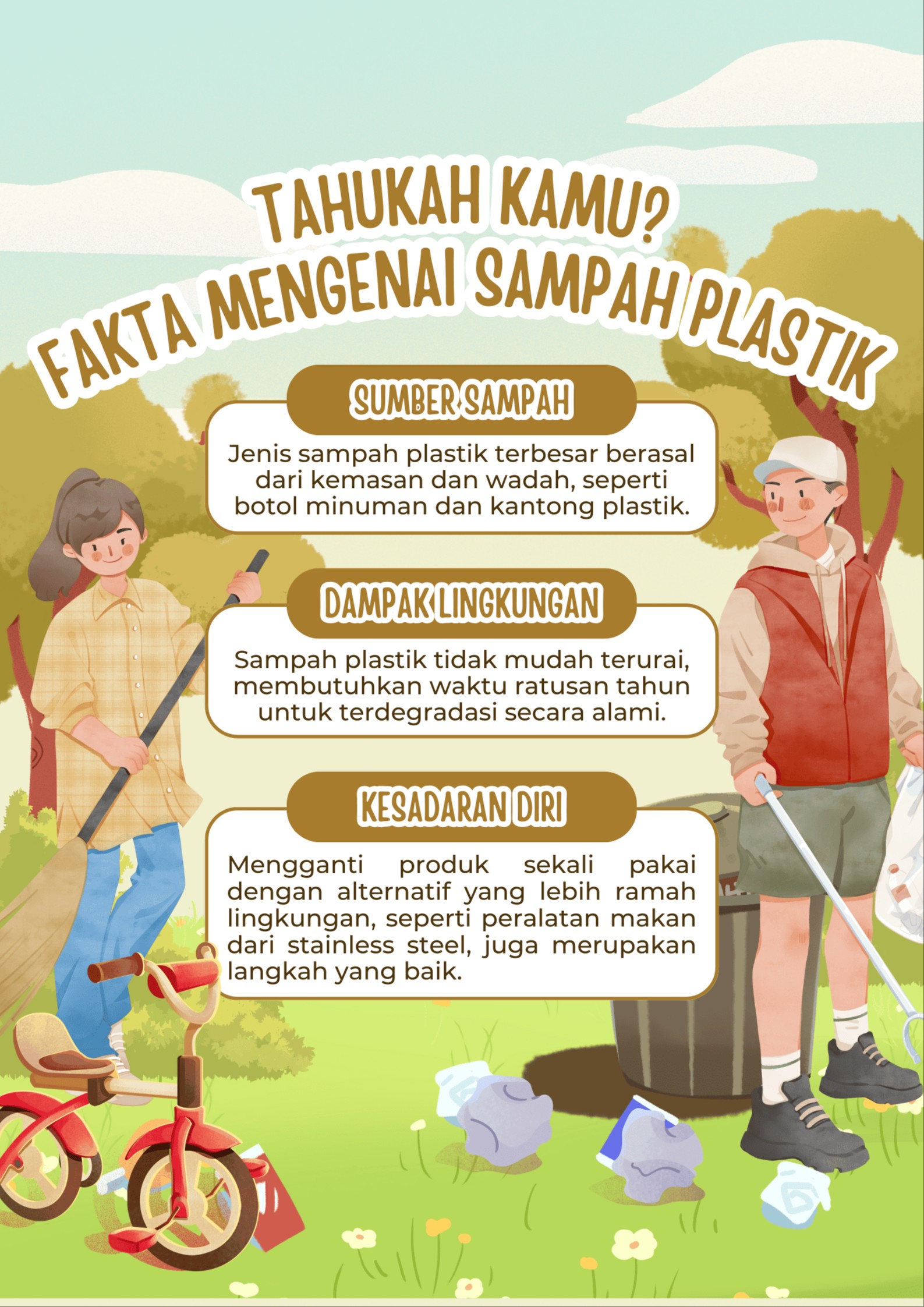 Kampanye “Tolak Sekali Pakai” Gaet Anak Muda Lewat TikTok Edukasi ...