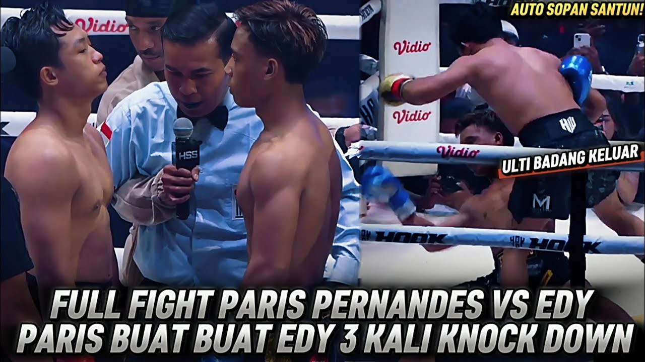 Laga Sengit di HSN Bali Vol. 8, Paris Pernandes Unggul dengan TKO atas ...