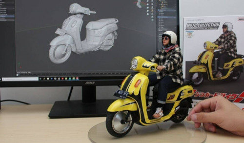 Lagi Tren! Tampil Keren Pakai Motor Vespa dengan Edit Foto di Gemini AI ...