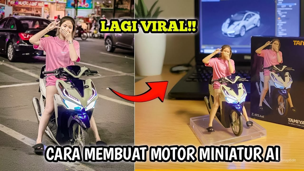 Tutorial Selfie Miniatur Viral: Begini Cara Edit Foto Biar Jadi Mini dengan AI di TikTok | NNC ...