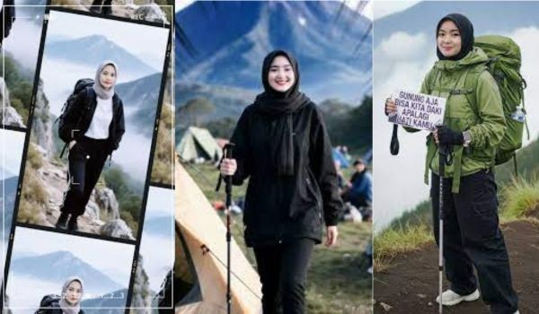 Tren Baru di Sosmed: Foto Ala Pendaki Gunung dengan Prompt Gemini AI ...