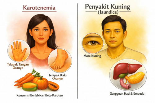 Kulit Menguning Bukan selalu Penyakit Kuning: Kenali Karotenemia dan ...