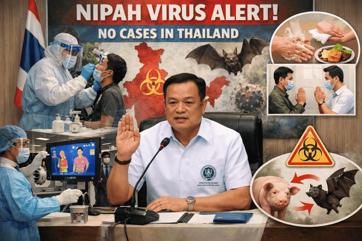 Thailand Steps Up Public Health Monitoring, Confirms No Nipah Cases ...