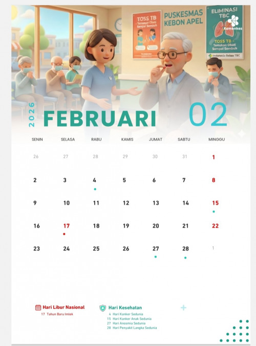 Kalender Kesehatan Februari 2026, Kemenkes Cantumkan Empat Hari ...