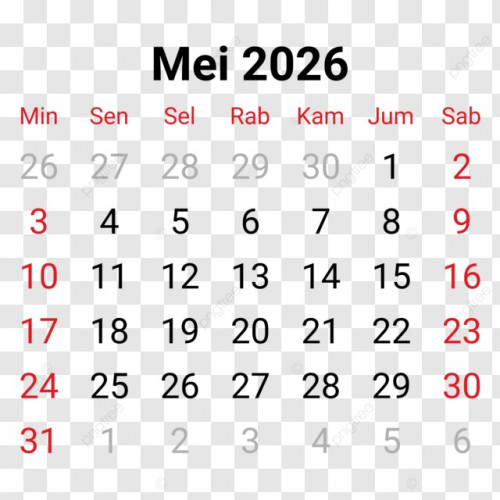 Kalender Mei 2026 Banjir Libur, Ini Daftar Tanggal Merah dan Long ...
