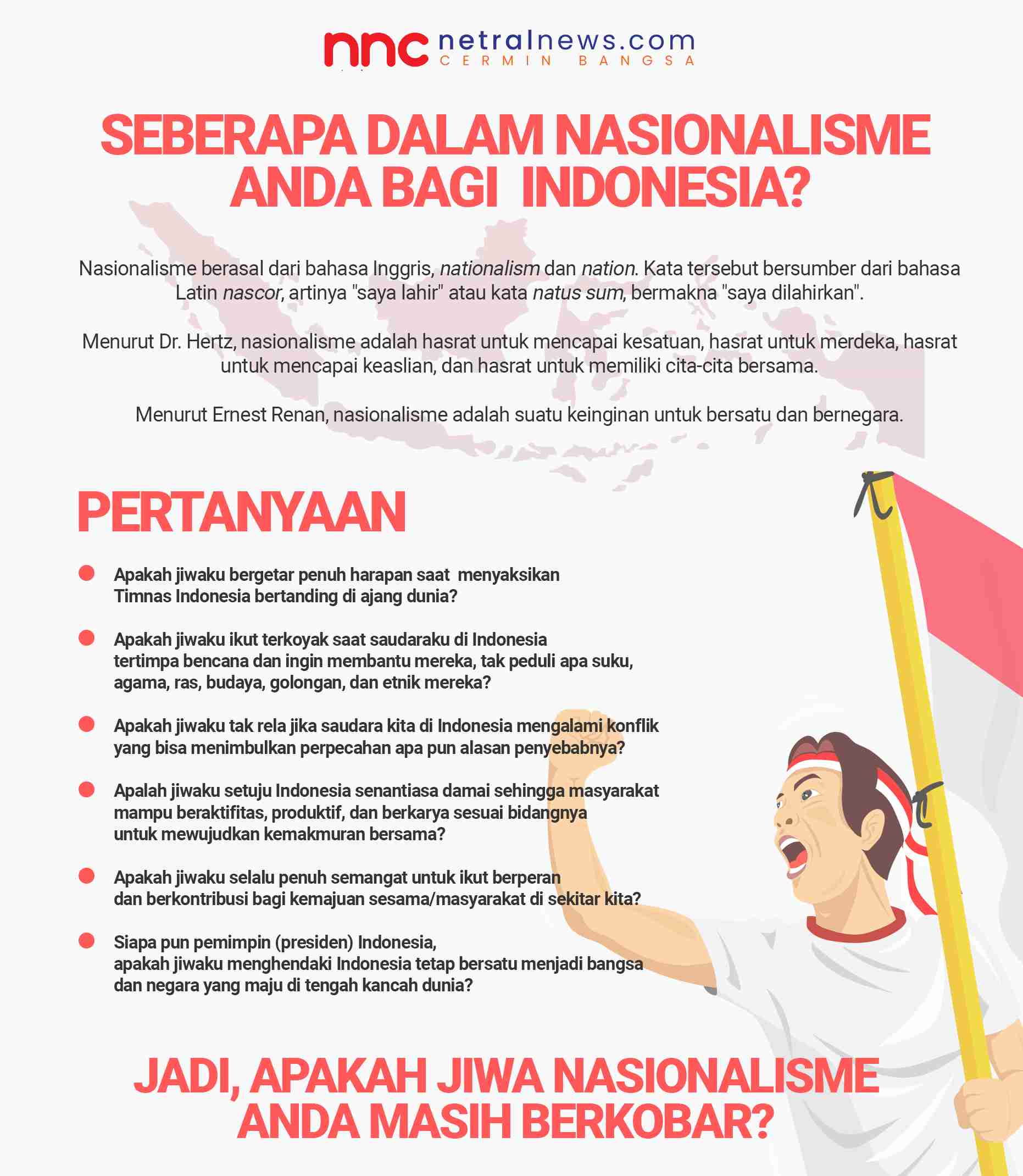 Seberapa Dalam Nasionalisme Anda bagi Indonesia? | NNC Netralnews