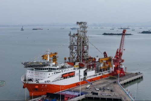 Pertama dalam Sejarah China, Kapal Pengeboran Laut Dalam Resmi ...