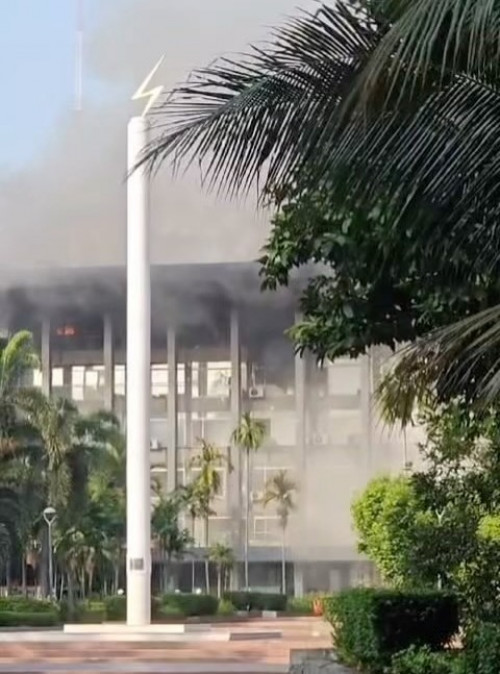 Bakamla: Api Pemicu Kebakaran Diduga Berawal dari Kantor Komnas Perempuan di Lantai 6 | NNC ...