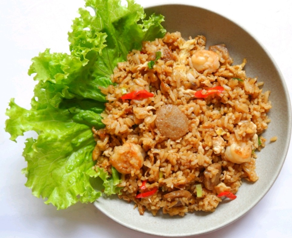 Nasi Goreng Ayam Spesial Nasi Goreng Ayam Black Paper. #yummy Acrylic