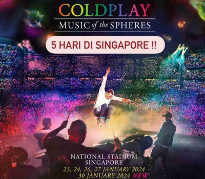 Bikin Ngiri Warga +62 Aja, Konser Coldplay di Singapura Ditambah Jadi Lima Hari | NNC Netralnews