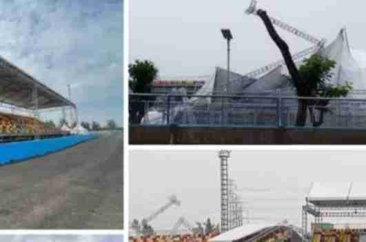 Atap Tribun Penonton Formula E Jakarta Ambruk, Begini Kondisinya | NNC ...