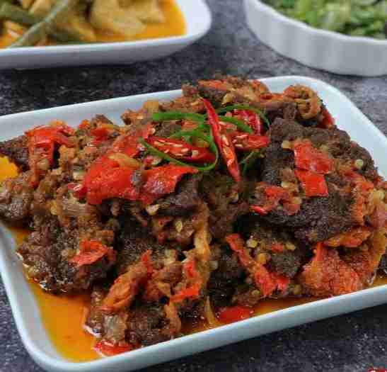 Dendeng Balado Khas Padang yang Pedas, Gurih dan Nikmat, Begini Cara ...