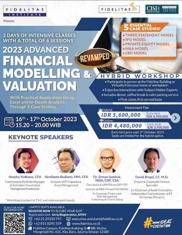 2023 Advanced Financial Modelling & Valuation With Practical ...