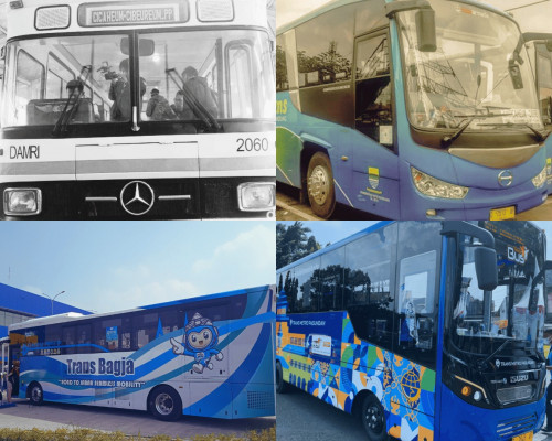 Menilik Sejarah dan Perkembangan "Damri", Bus Biru Kebanggaan Kota ...
